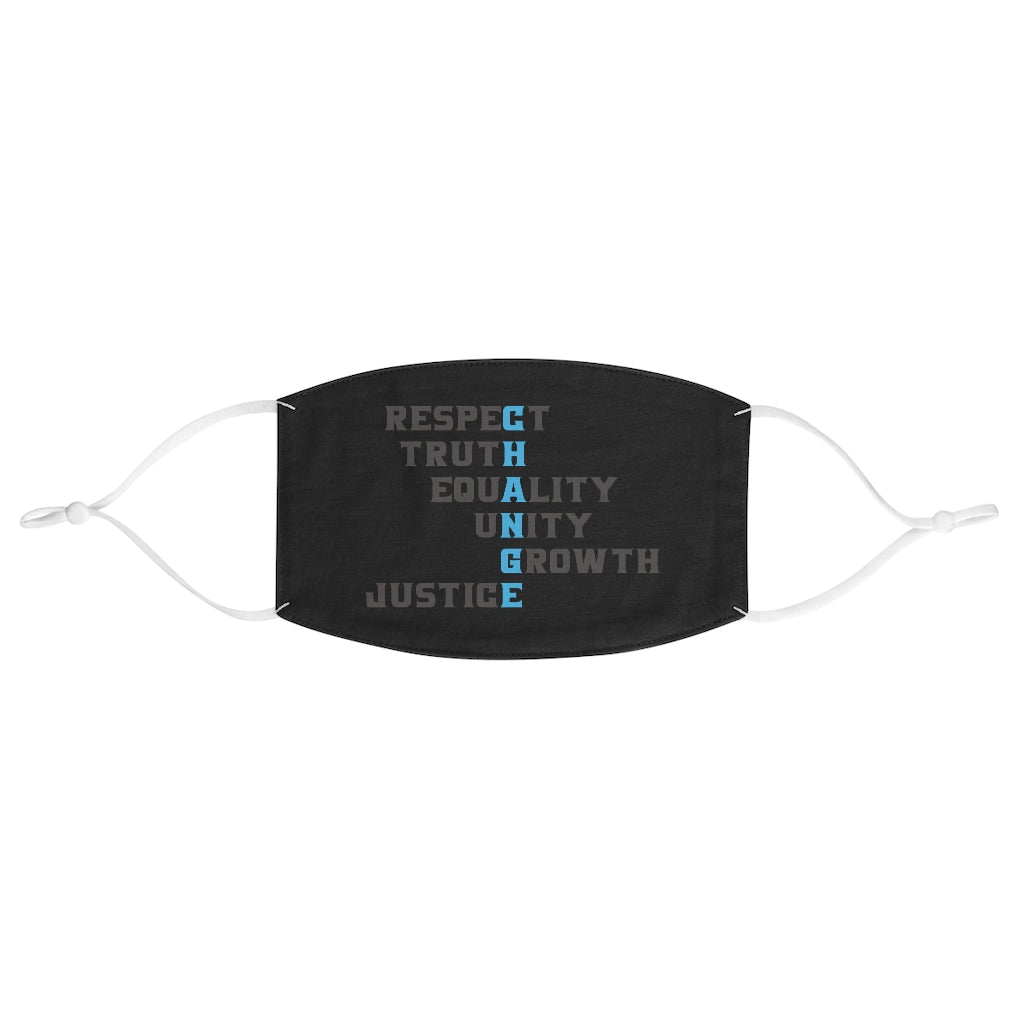 CHANGE Fabric Face Mask – liveloveunited.com